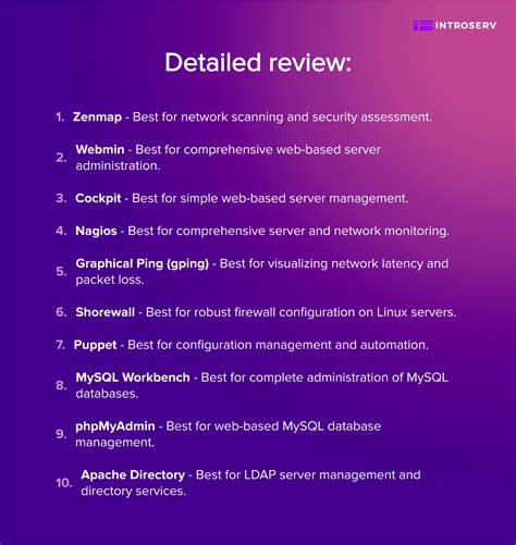 Top 10 Tools For Linux Server Administrators Introserv