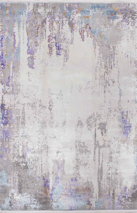 Mor Renk Bambu Halı Selvi Halı