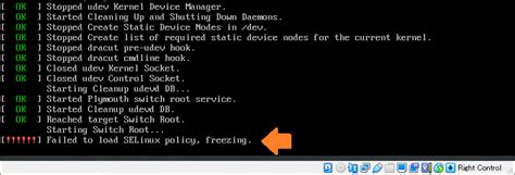 Os 異常終了後、起動時に「failed To Load Selinux Policy」が出てフリーズする場合の対策方法。 Zapping