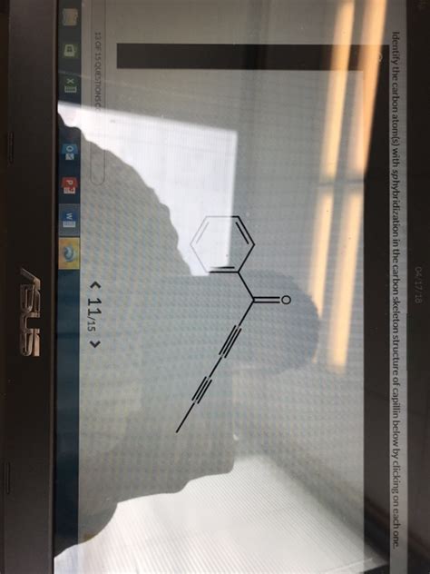 Solved 041 In The Carbon Skeleton Structure Identify The