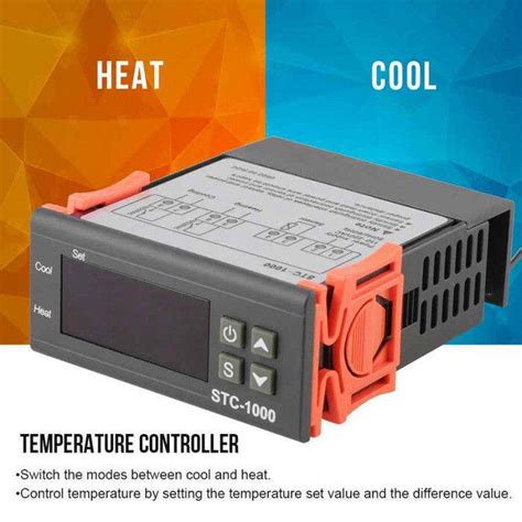 Stc 1000 220v Thermostat Digital Temperature Controller Pengatur Suhu Lazada Indonesia