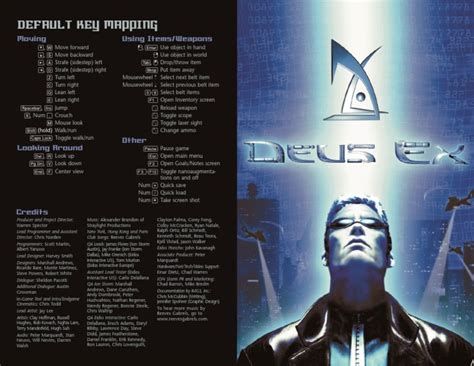 default key mapping moving using items weapons pdf video game