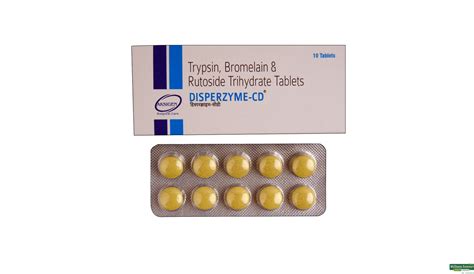 Buy Disperzyme Cd 10 Tablets Online At Best Prices Wellness Forever