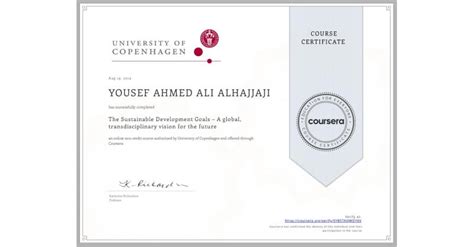 Yousef Alhajaji On Linkedin Completion Certificate For The Sustainable