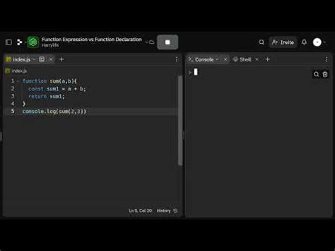 Function Declaration Vs Function Expression In JavaScript YouTube