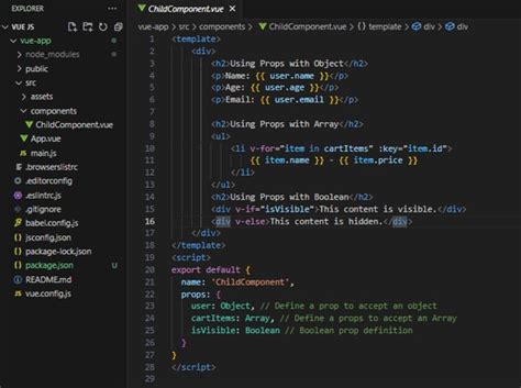 Understanding Props in Vue.js: Data Sharing and Child-to-Parent Communication