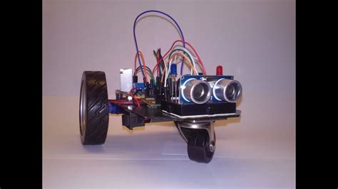 Arduino Robot With Hc Sr04 Youtube
