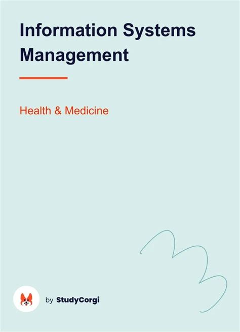 Information Systems Management Free Essay Example