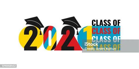 2021년 클래스 기하학적 모양 교육 학술 모자와 번호 2021 졸업 디자인 프레임 고등학교 또는 대학 축하 졸업생 연감에 대한