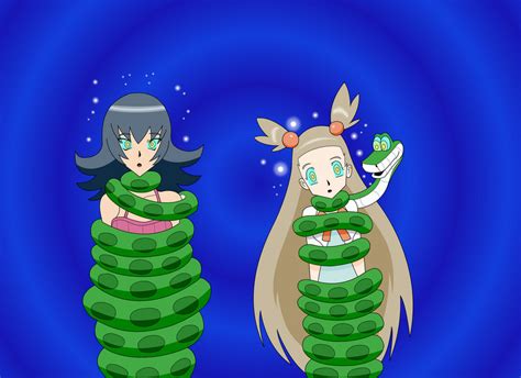 Kaa X Sabrina And Jasmine By Megatronman On Deviantart