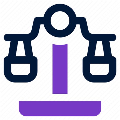 Scale, balance, court, equal, judge icon - Download on Iconfinder