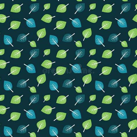 Seamless Vector Leaf Repeating Pattern Stock Vector Illustration Of Flower Jungle 146798471