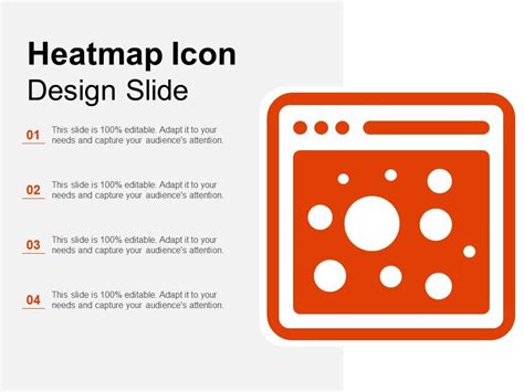Heatmap Icon Design Slide Powerpoint Presentation Pictures Ppt