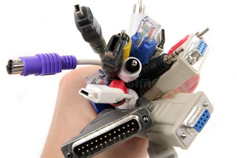 Computer Cables Stock Photo Image Of Socket Line Fast 678514