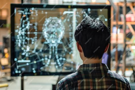 Premium Photo Neurotechnology Researchers Analyze Brain Scans Developing Braincomputer