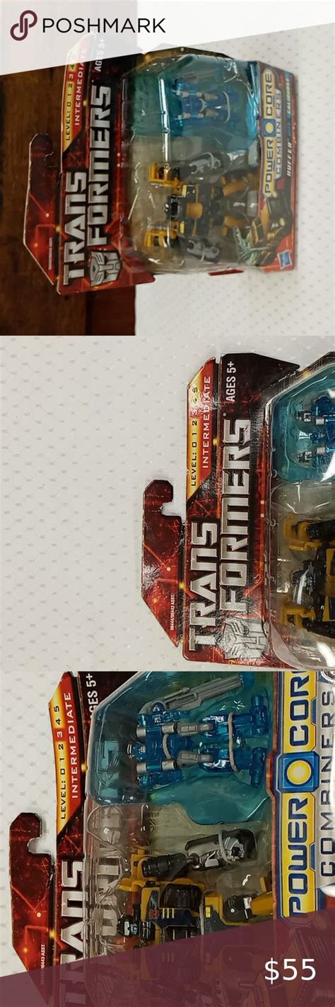 Transformers Power Core Combiners Huffer With Caliburst Action Figures Action Figures