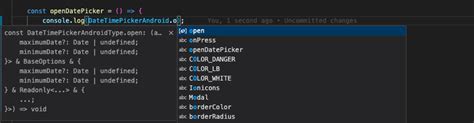 DateTimePickerAndroid Open Is Undefined Issue React Native Datetimepicker