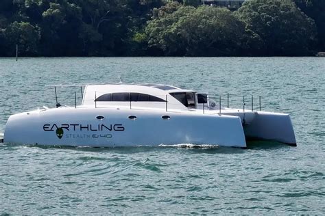 Earthling E 40 Electric Catamaran Charged Marine