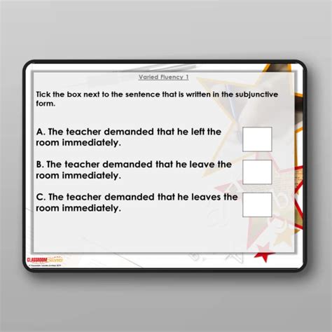 Year 6 Subjunctive Form In Formal Speech And Writing Modelling Ppt