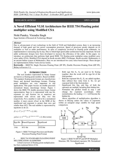 A Novel Efficient Vlsi Architecture For Ieee 754 Floating Point Multi