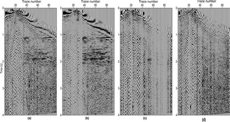 Svd Filtering Results Cross Operator For A Group Of Nmo Corrected