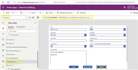 Control Form Requirement With Save Or Submit Button