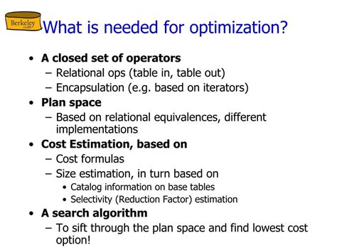 Ppt Relational Query Optimization Powerpoint Presentation Free