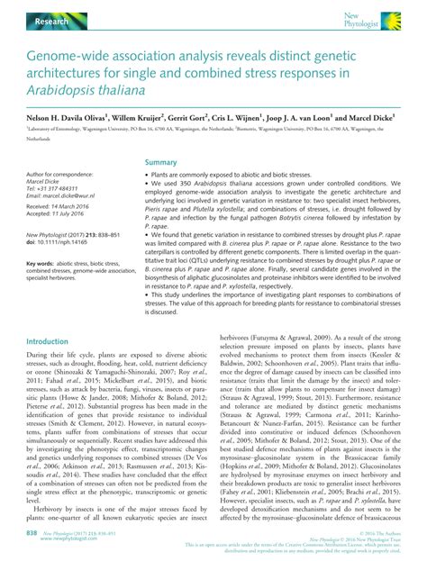 Pdf Genome Wide Association Analysis Reveals Distinct Genetic Architectures For Single And