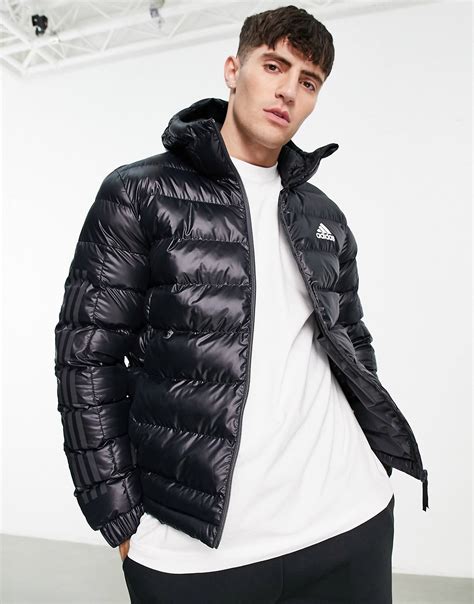 Черная куртка с капюшоном adidas Outdoor – заказать с доставкой из-за ...