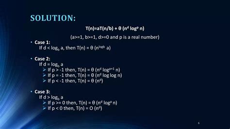 Improvised Master's Theorem | PPT | Free Download