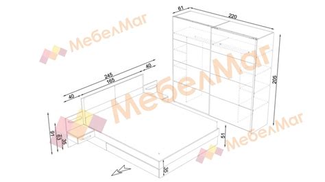 Спален комплект Тревисо кастело грейдж с бял гланц 160 200 ️ ТОП Цена — МебелМаг