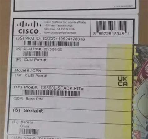 Original New C9300l Stack Kit Cisco Catalyst 9300l Stacking Kit China Module And C9300l Stack
