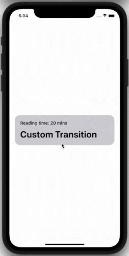 How To Implement Custom Transition With Swiftui Using Matched Geometry