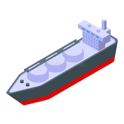 Chemical Maritime Container Icon Isometric Vector Port Cargo Stock