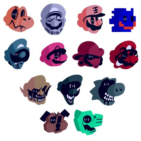 All Stars Missing Characters Icons Mario Madness By Zaftero On Deviantart