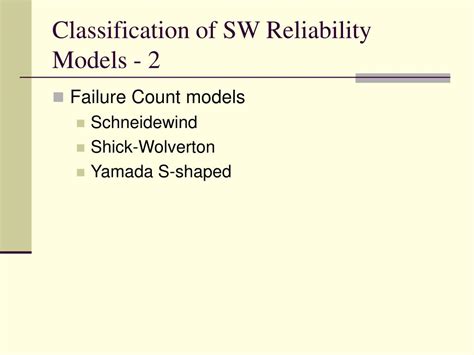 Ppt Software Reliability Modeling Powerpoint Presentation Free