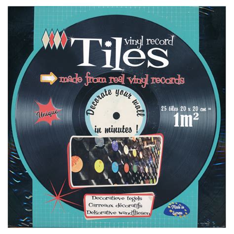 Vinyl Record Tiles Vinyl Tegels 25 Stuks Rockart Shop