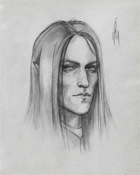 Имлерих Карантир The Witcher Рисунок карандашом Witcher Персонажи Traditional Art