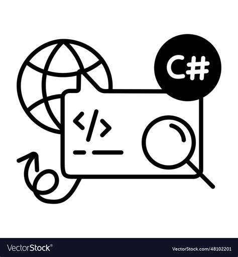 Global Coding Royalty Free Vector Image Vectorstock