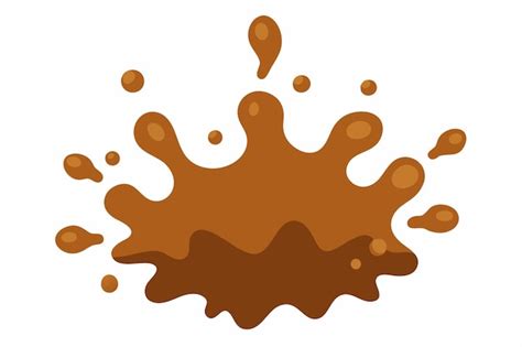 Premium Vector Mud Splash Patterns Vector Illustration Cartoon Clipart And Line Art Design