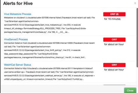 Solved Hive Alerts On Ambari Ui Cloudera Community 221818