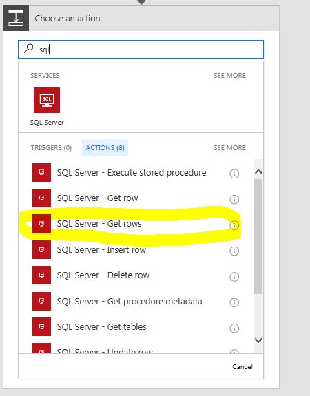 Use Microsoft Flow To Read Data From Sql And Write To Sharepoint List