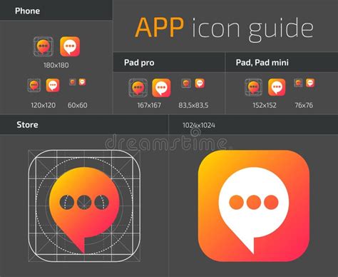 Ui Ios Button Icons Design Guidelines For Web And Mobile App Vector Template Stock Vector