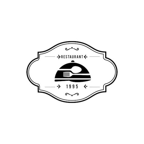 음식과 음료 로고 템플릿 세트 프리미엄 벡터