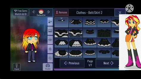 Making Sunset Shimmer Oc In Gacha Club Youtube