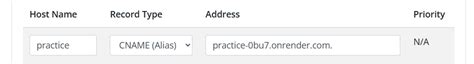 Custom Domain Wont Verify Render