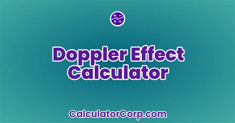 Doppler Effect Calculator