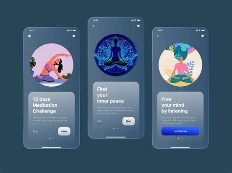 Meditation App UI Design By Fawaz Reh On Dribbble