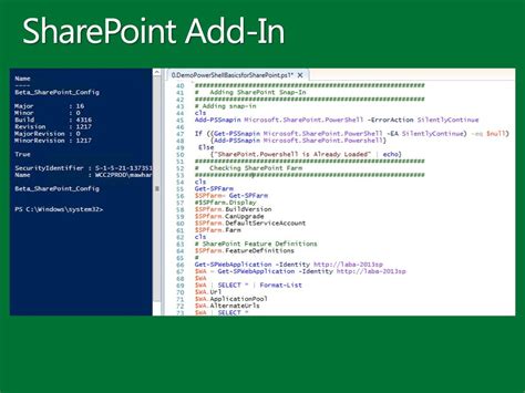getting started with powershell and using it with sharepoint ppt download