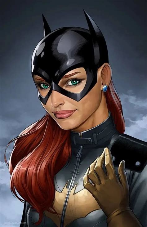 Batgirl Portrait By Mike S Miller Scrolller